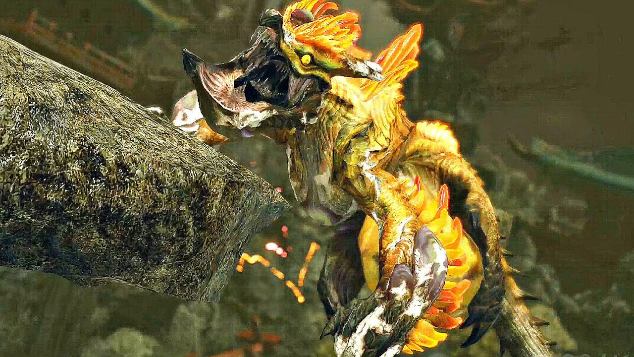 Monster Hunter Rise Comment vaincre le serpent-tonnerre Narwa - Tseret