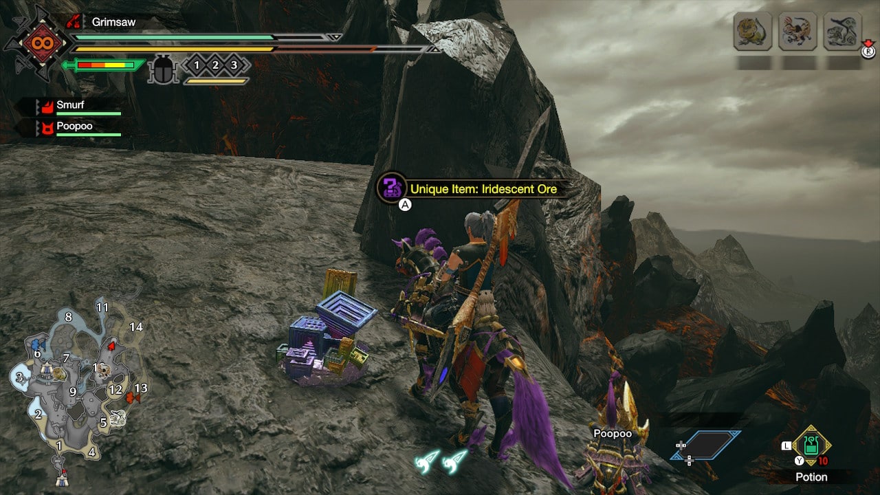 Monster Hunter Rise Guide de farming de la pierre de Firecell - Tseret