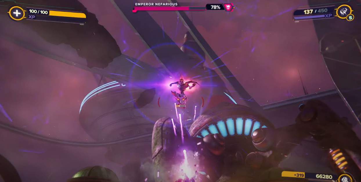 Ratchet & Clank: Rift Apart : Guide du boss Empereur Néfarious - Tseret