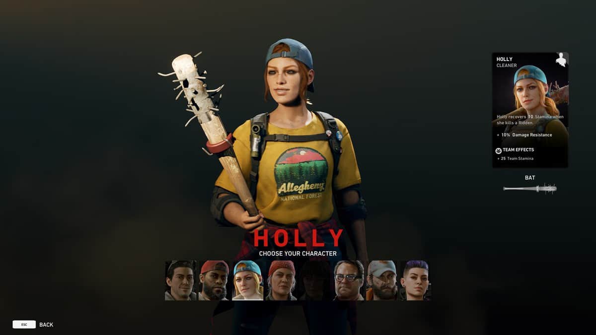 Comment jouer Holly dans Back 4 Blood - Tseret