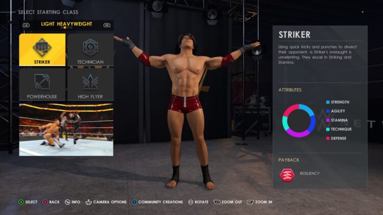 WWE 2K22 : Créer une superstar - Photos de visage et TCA - Tseret