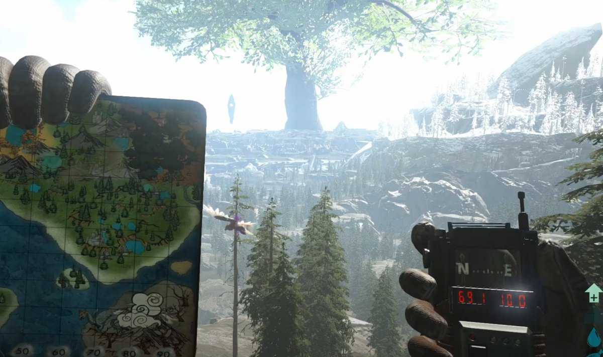 Ark : Localisation et apprivoisement de Fjordur Argentavis - Tseret