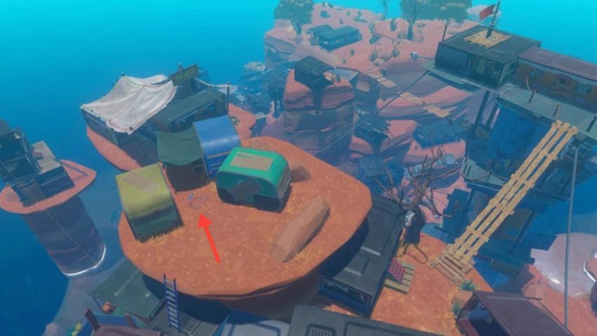 Raft : Emplacement des pièces du chargeur de batterie - Tseret