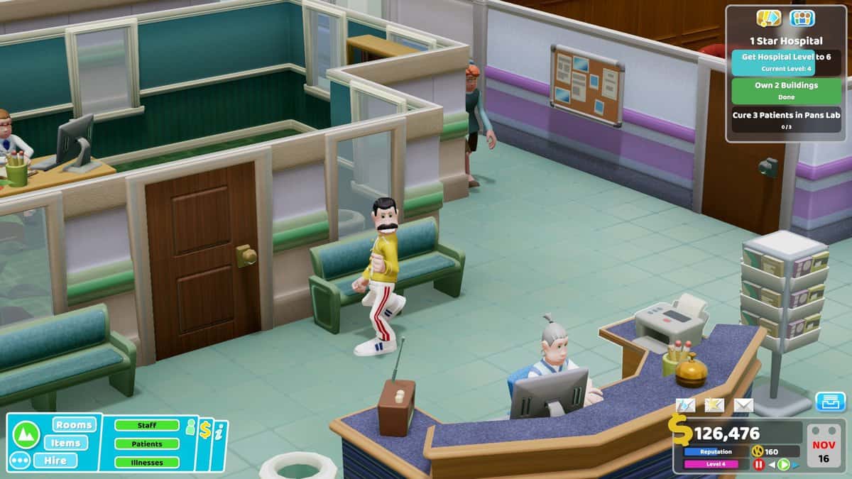 Two Point Hospital : Conseils pour la salle de diagnostic - Tseret