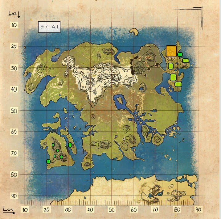 Ark : Lost Island - Emplacement des œufs de griffon et apprivoisement - Tseret