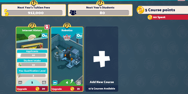 Two Point Campus : Comment obtenir des points de cours - Tseret