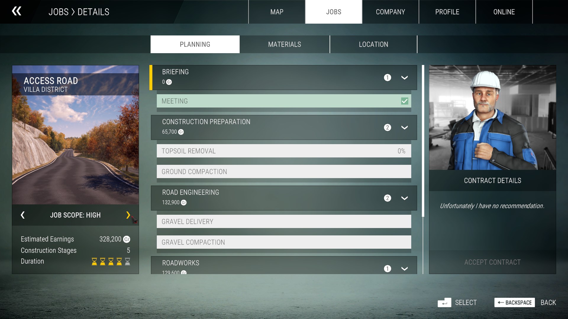 Construction Simulator : Comment accélérer un travail - Tseret