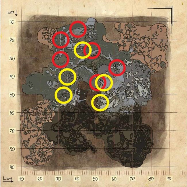 ARK : Aberration - Guide des meilleurs emplacements de base - Tseret