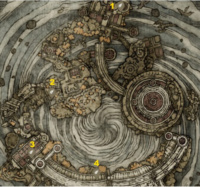 Elden Ring : Emplacement de la Pierre de forge 6 - Tseret