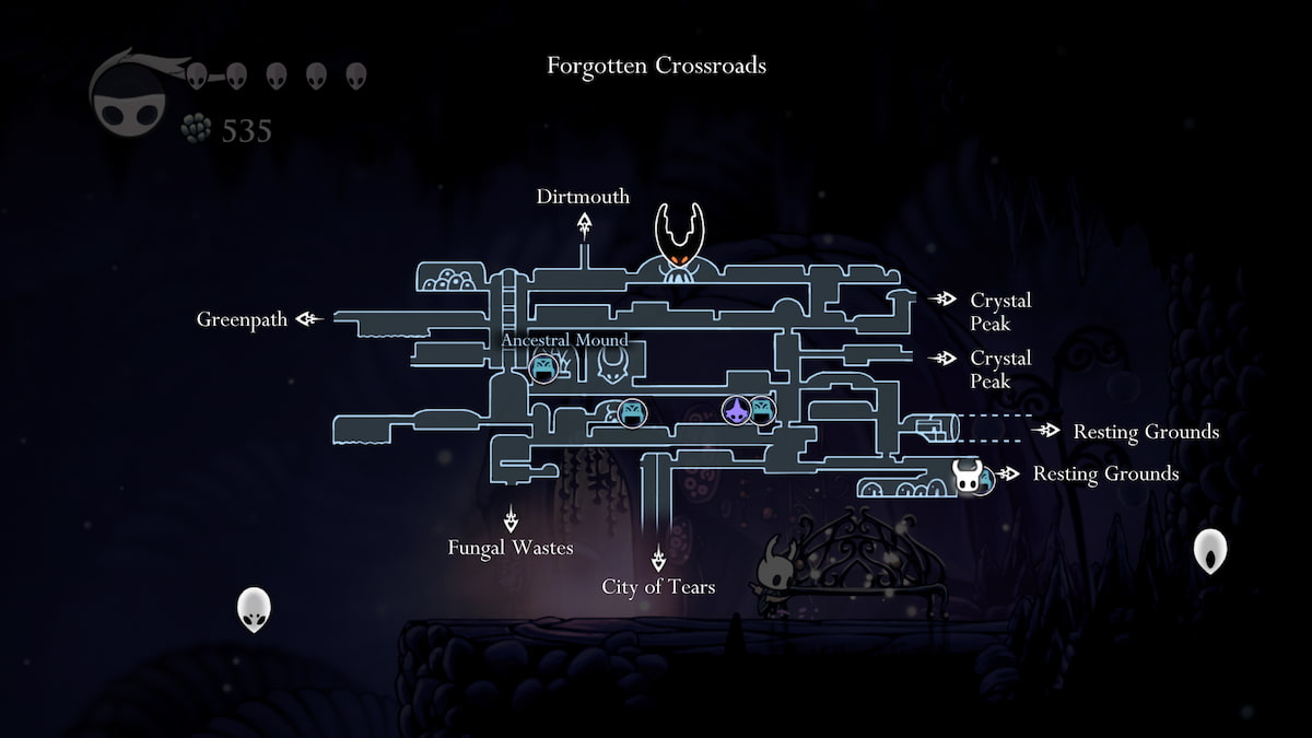 Hollow Knight : Comment se rendre à Resting Grounds - Tseret
