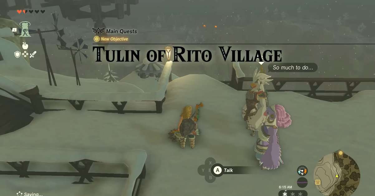 Zelda : Tears Of The Kingdom - Village de Tulin de Rito - Tseret