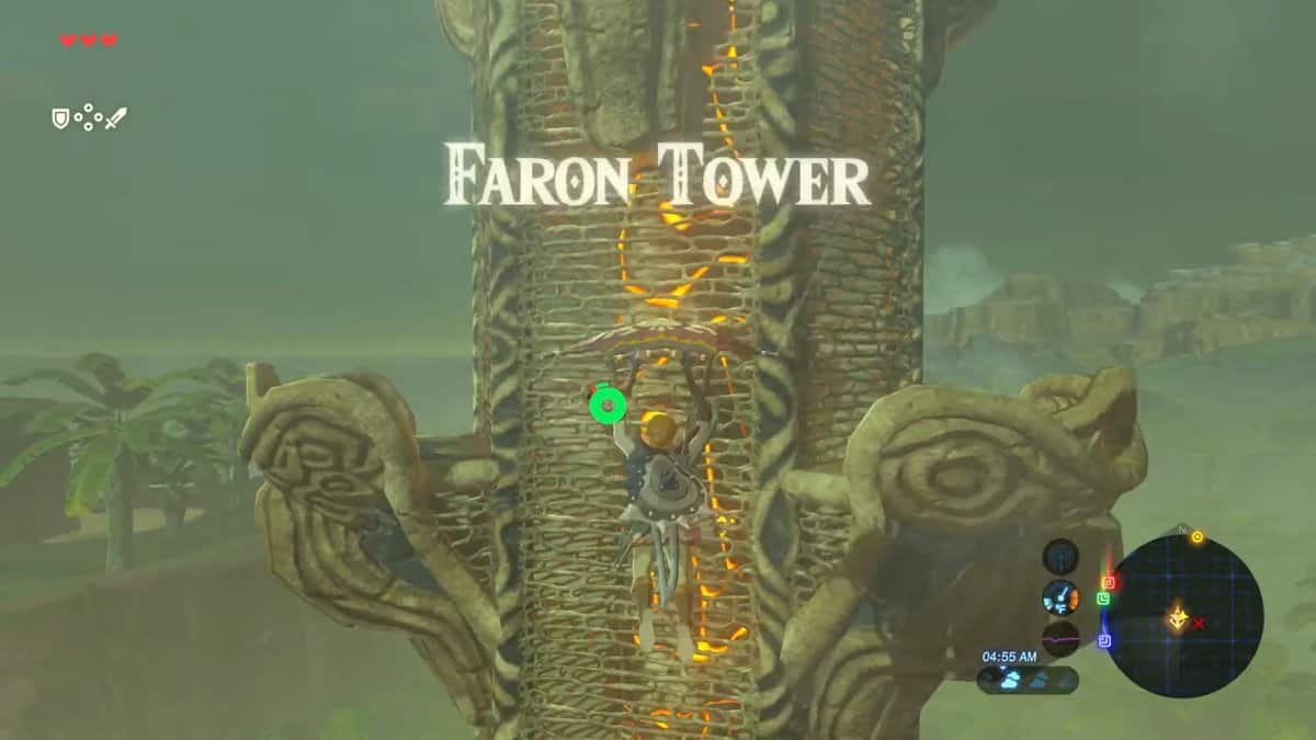 Zelda : Breath Of The Wild - Comment escalader la tour Faron - Tseret