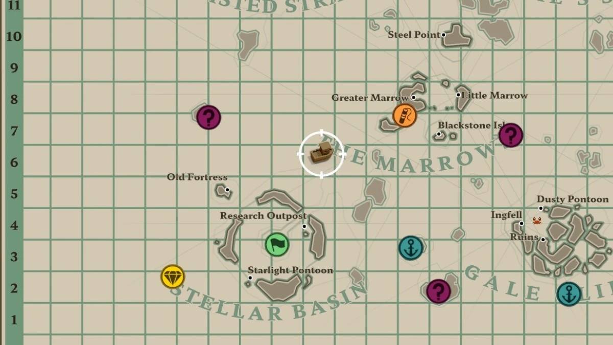 Dredge : Comment utiliser les marqueurs de carte - Tseret