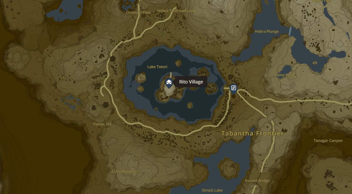Zelda : Tears Of The Kingdom - Tous les villages et villes - Tseret