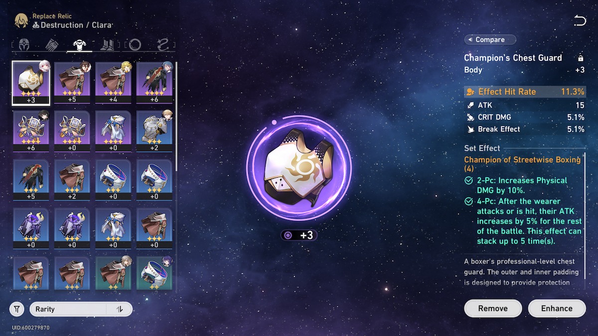 Honkai : Star Rail - Meilleure build pour Clara - Tseret