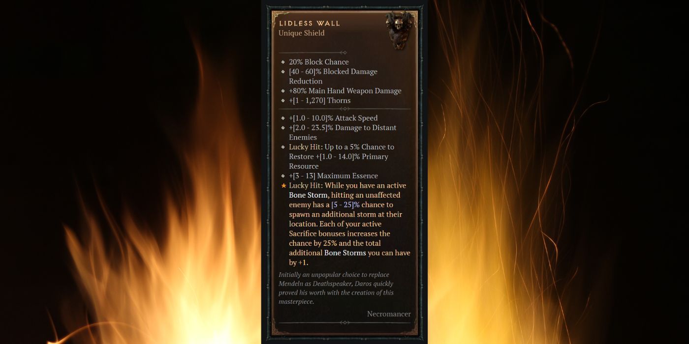 Diablo 4 : Saison 1 - Aspect unique et Légendaire - Tseret