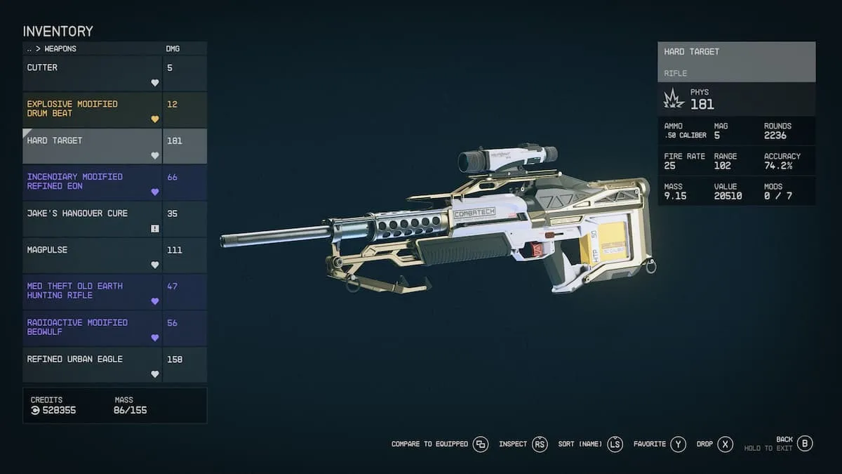 Starfield : Comment obtenir Hard Target - Tseret