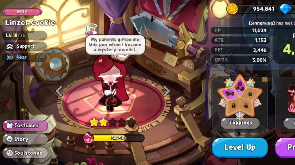 Cookie Run Kingdom : Meilleures garnitures pour Linzer Cookie - Tseret