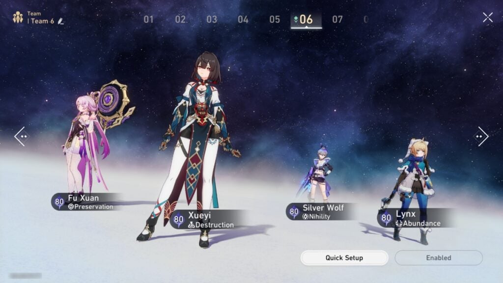 Honkai : Star Rail - Meilleure build de Xueyi - Tseret