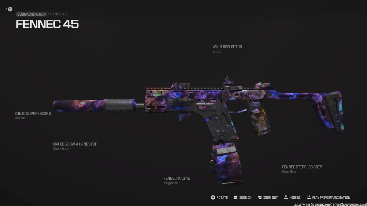 MW3 Warzone : Meilleure build du Fennec 45 - Tseret