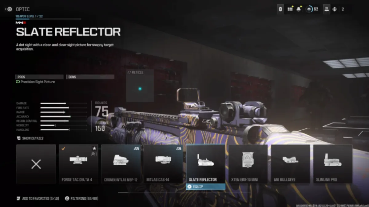 Meilleures optiques dans Call of Duty MW3 Warzone - Tseret