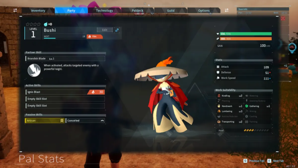 Palworld : 20 meilleures compétences passives - Tseret