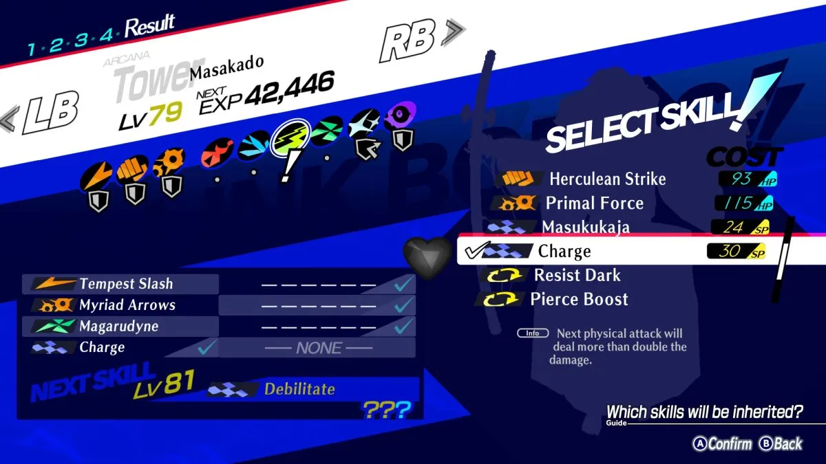 Persona 3 : Reload - Fusionner un Masakado avec la compétence Charge ...